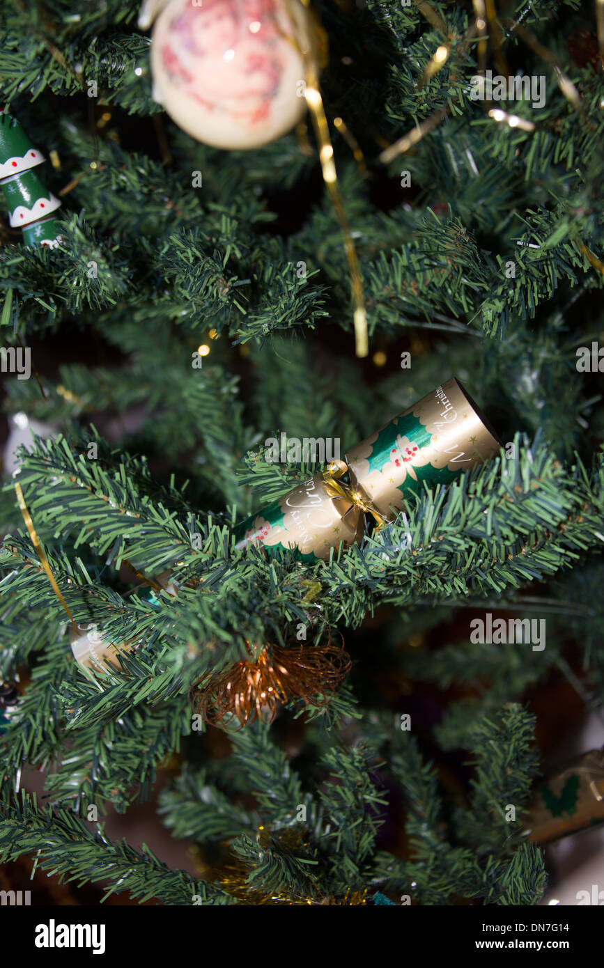 Decorated christmas tree close hi-res stock photography and images - Alamy