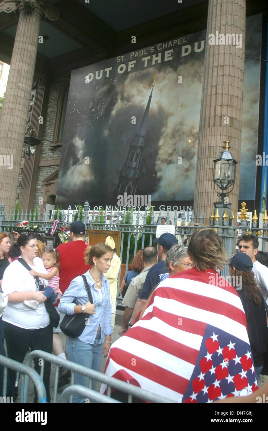 Jan. 1, 1980 - K26118JBB NY REMEMBERS 9/11 TRAGEDY.ONE YEAR LATER, NYC ...