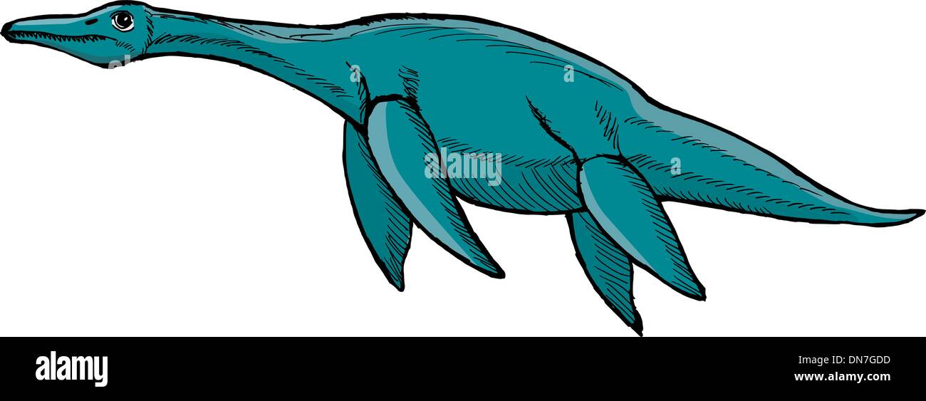 Plesiosaurus vector vectors Stock Vector Images - Alamy