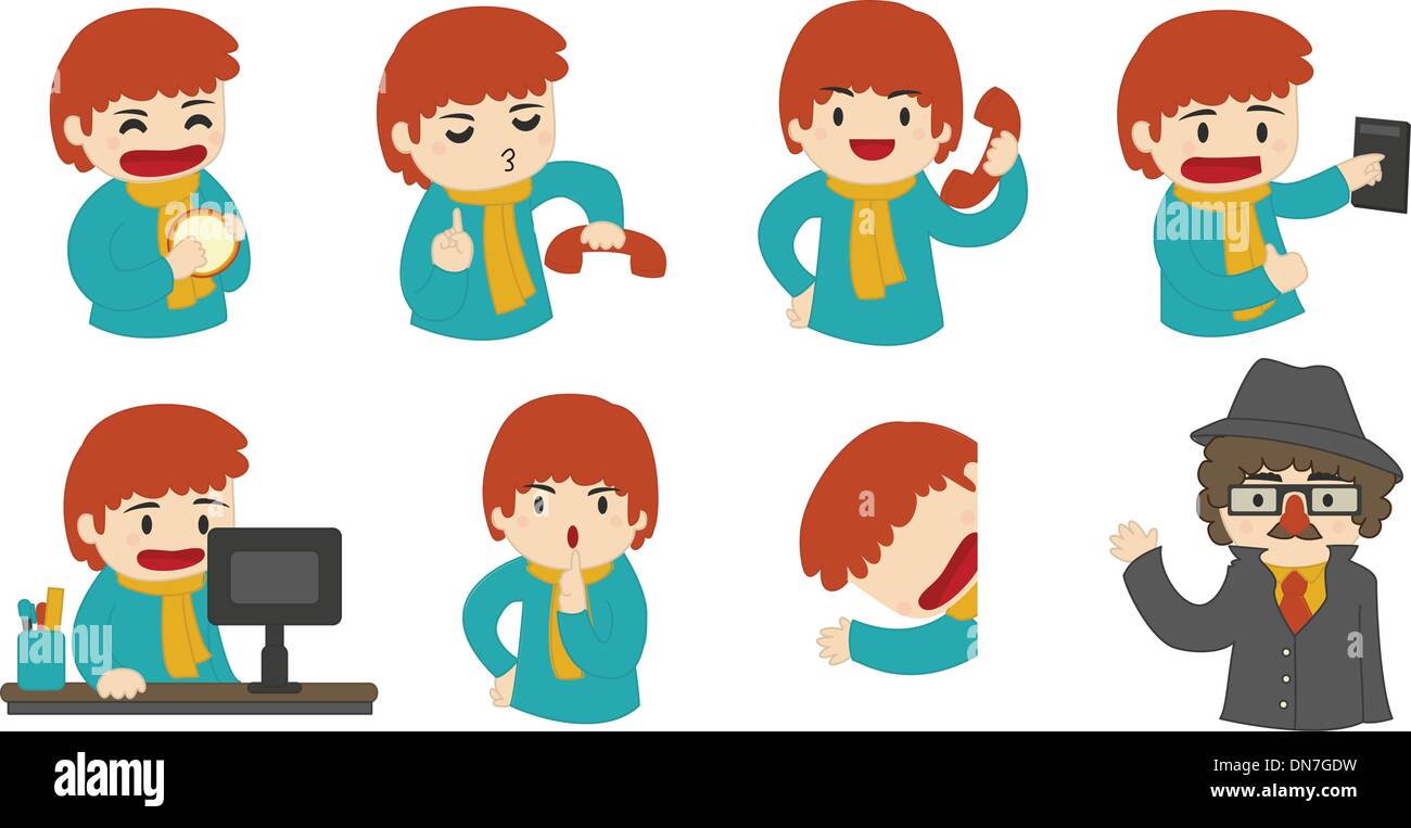 Guy phone Stock Vector Images - Alamy