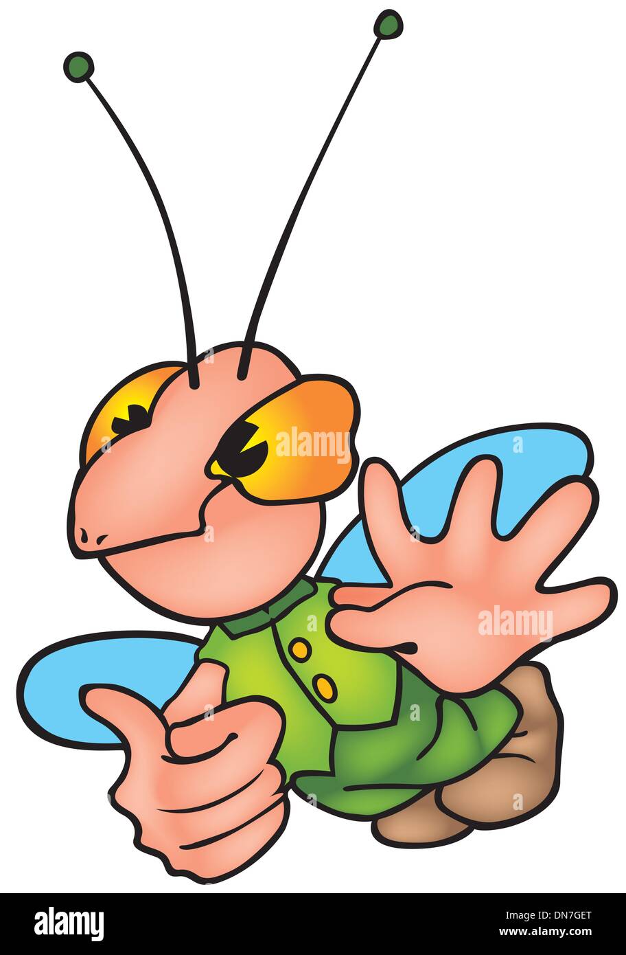 Flying beetle insect Stock Vector Images - Alamy