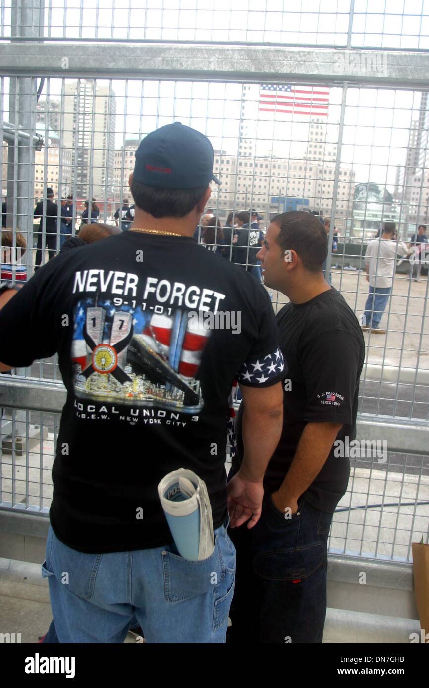 Jan. 1, 1980 - K26118JBB NY REMEMBERS 9/11 TRAGEDY.ONE YEAR LATER, NYC ...