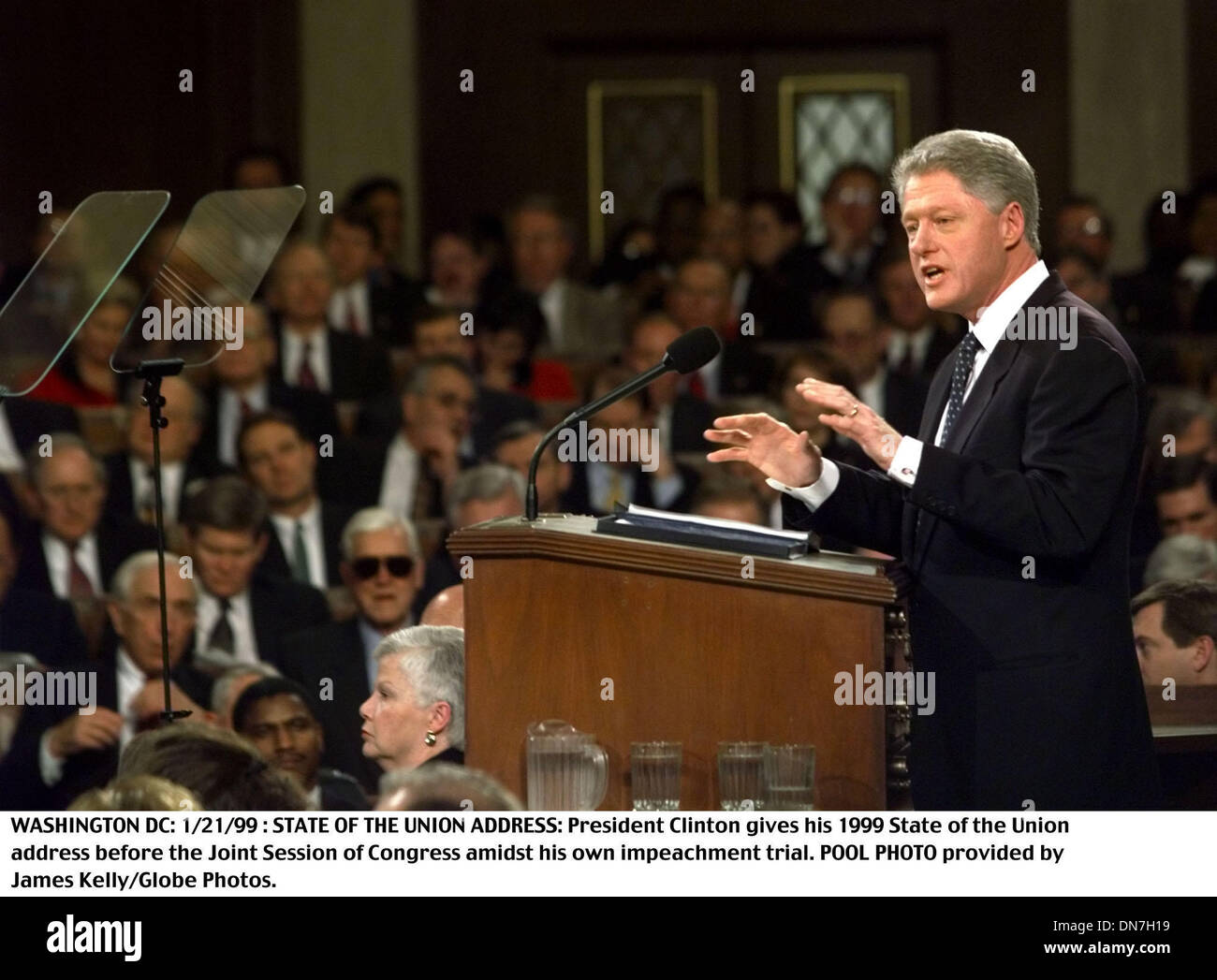 Jan. 21, 1999 - WASHINGTON DC:1/21/99: STATE OF THE UNION ADDRESS ...