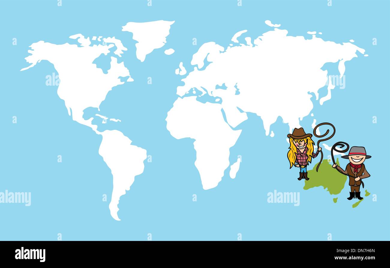 Australian people diversity concept world map Stock Vector Image & Art ...