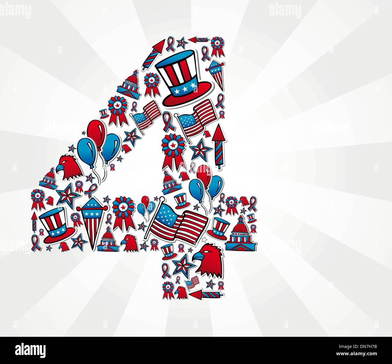 4th of july party Stock Vector Images - Alamy