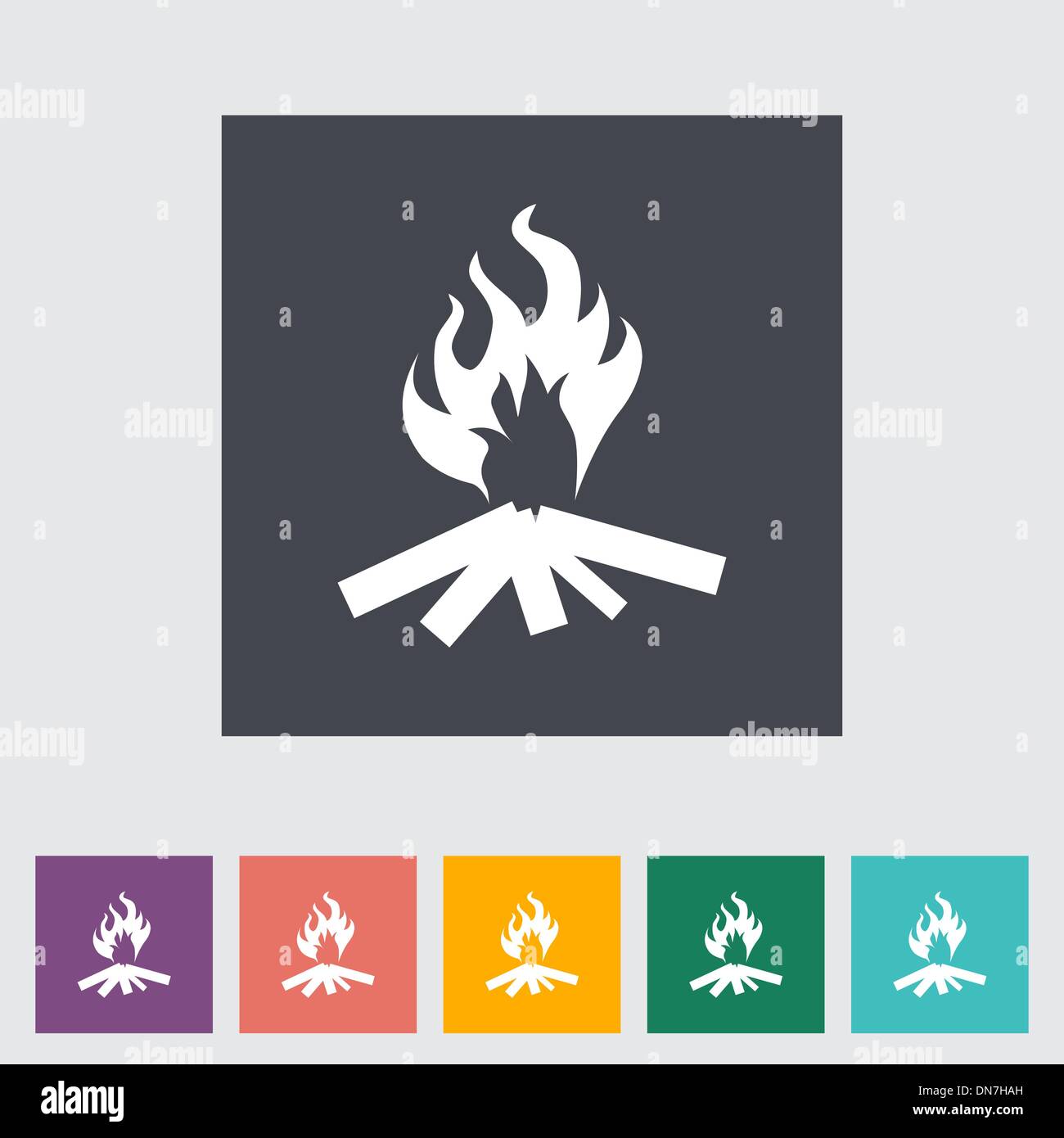 Orange Bonfire Stock Vector Images - Alamy