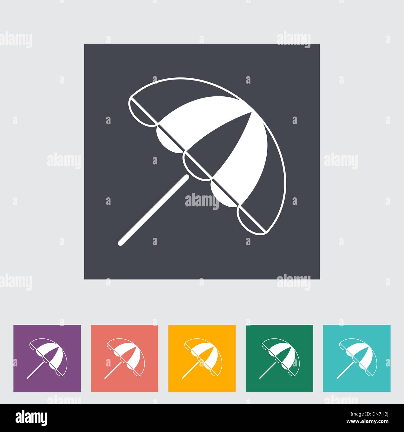 An open parasol Stock Vector Images - Alamy