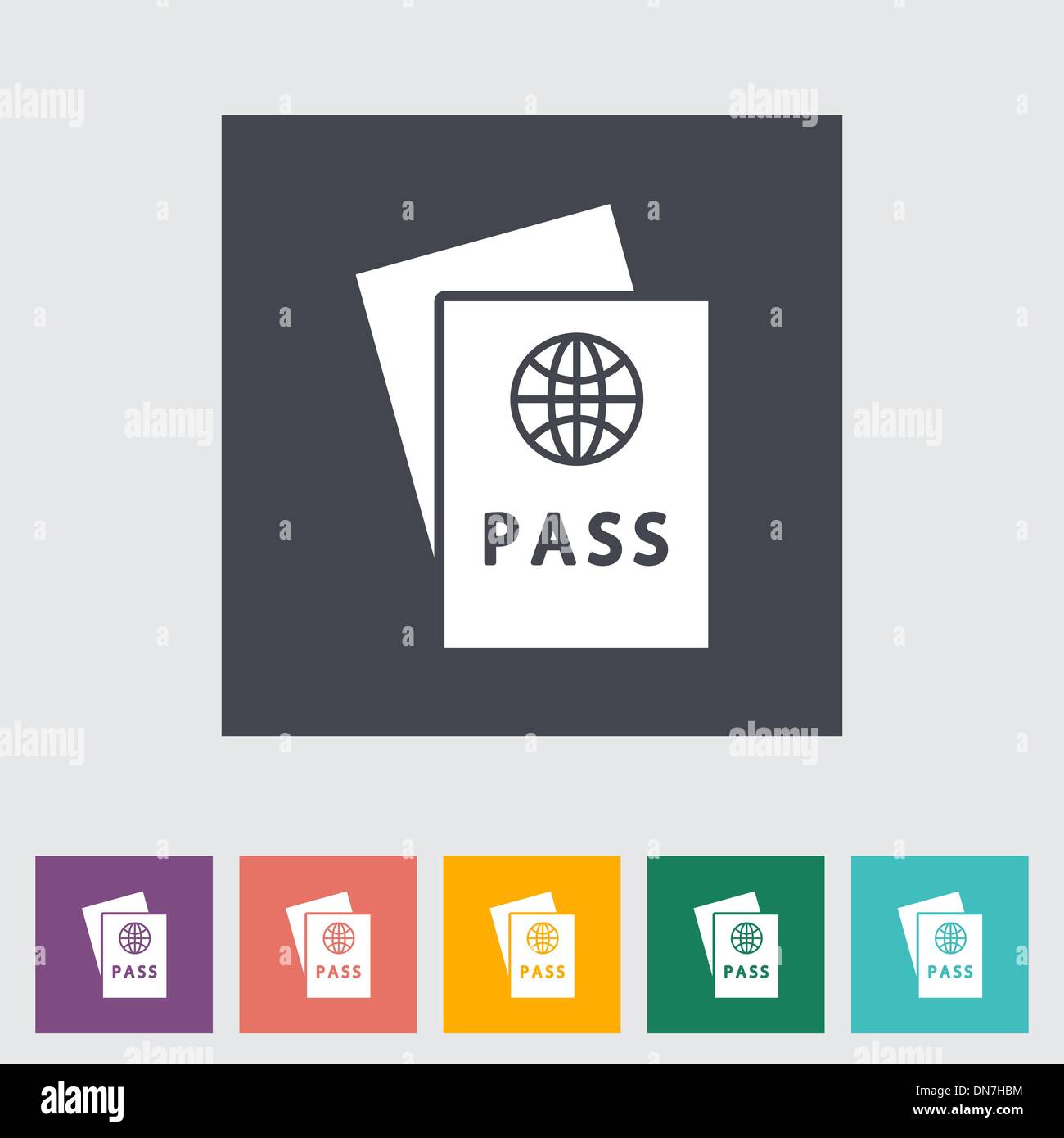 International passport color icon Stock Vector Images - Alamy