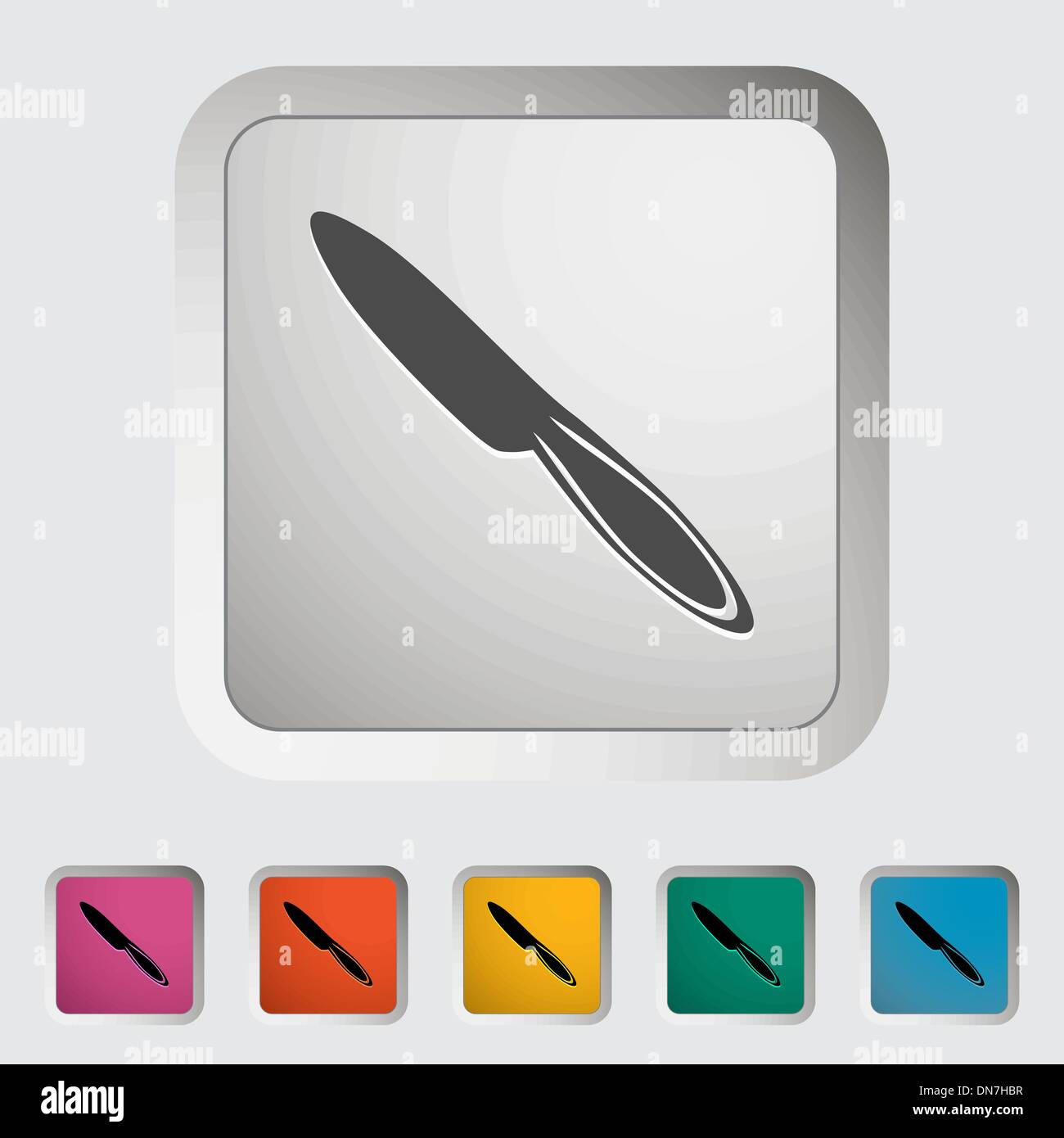 Rustic knife Stock Vector Images - Alamy