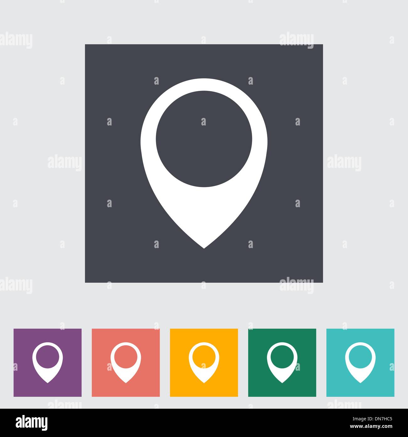 Map arrow pointing Stock Vector Images - Alamy