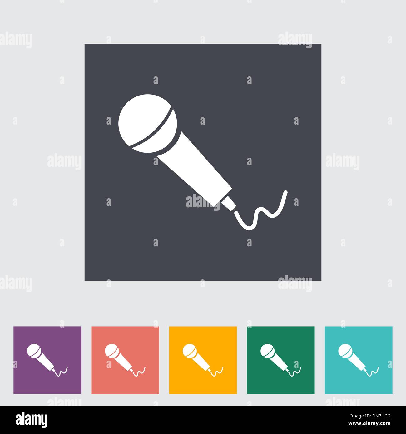 Electronic microphone Stock Vector Images - Alamy