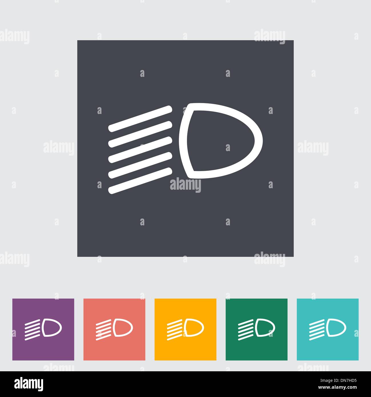 Headlight Stock Vector Images - Alamy