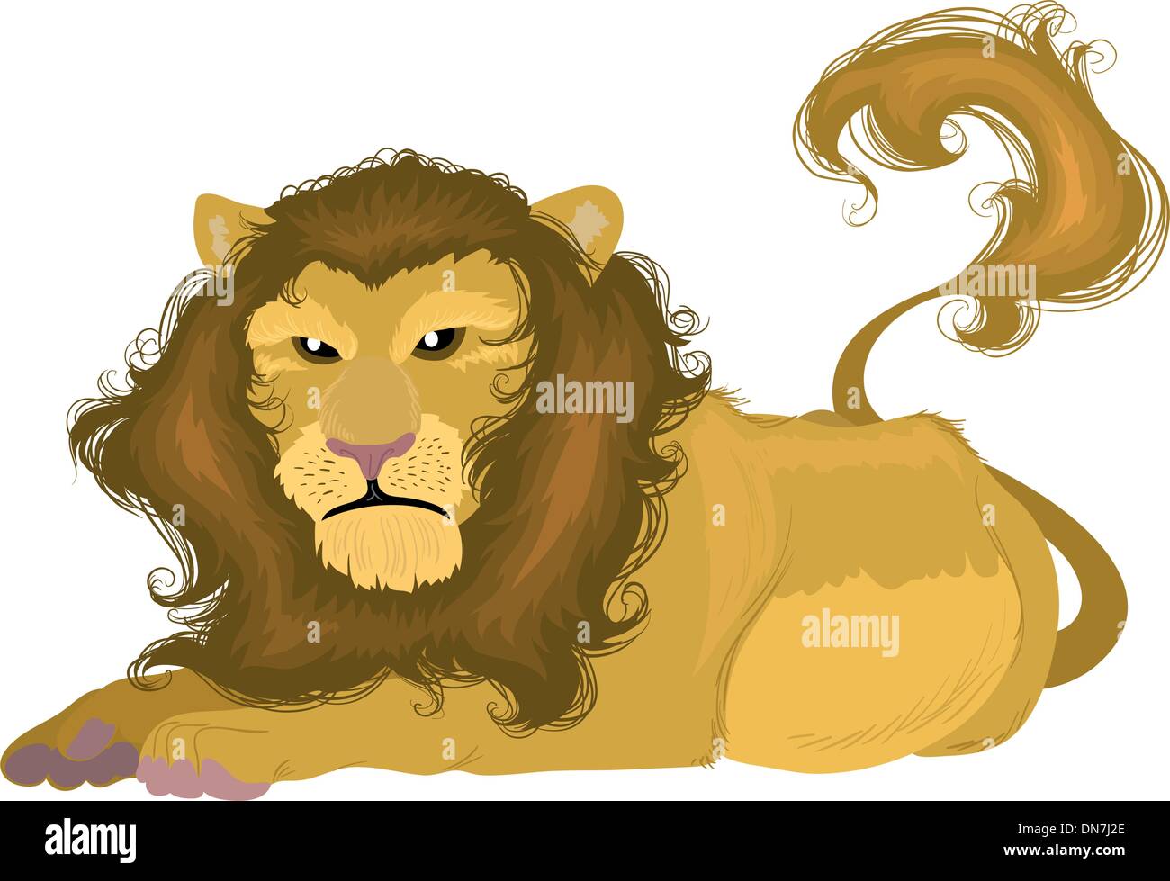 Leo the lion constellation Stock Vector Images - Alamy