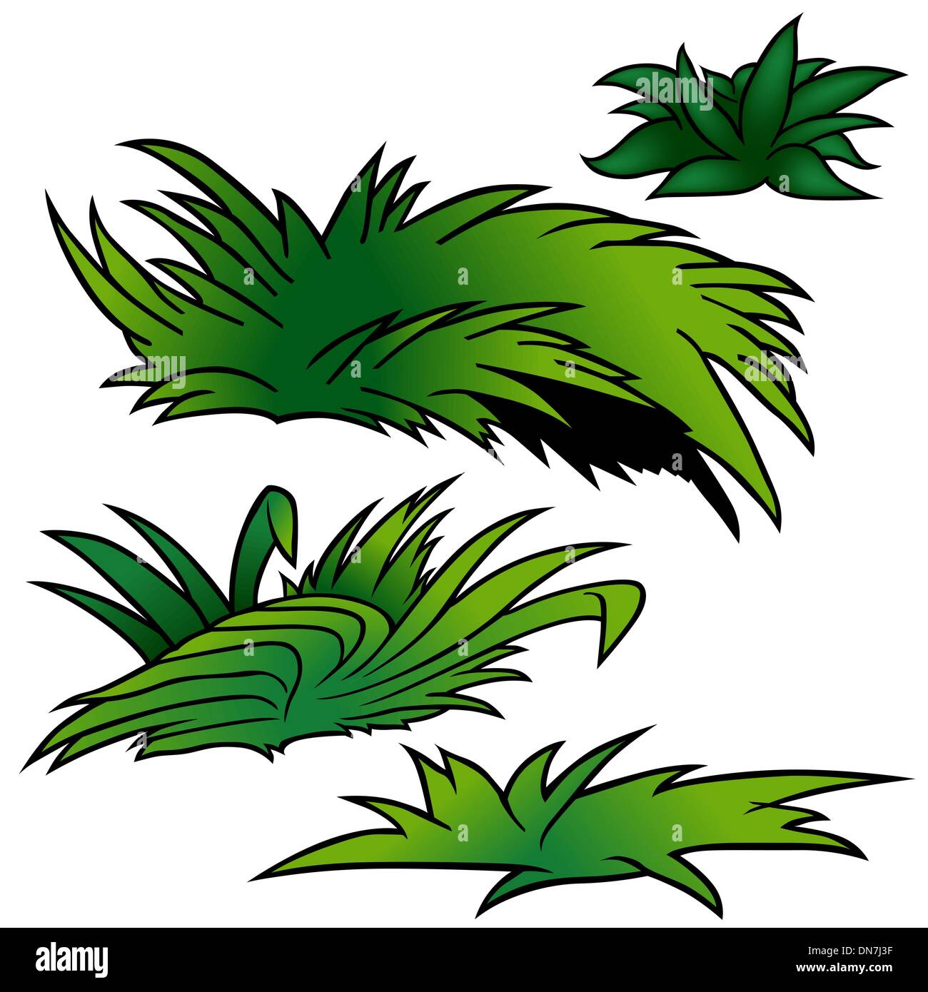 Grass cut out Stock Vector Images - Alamy