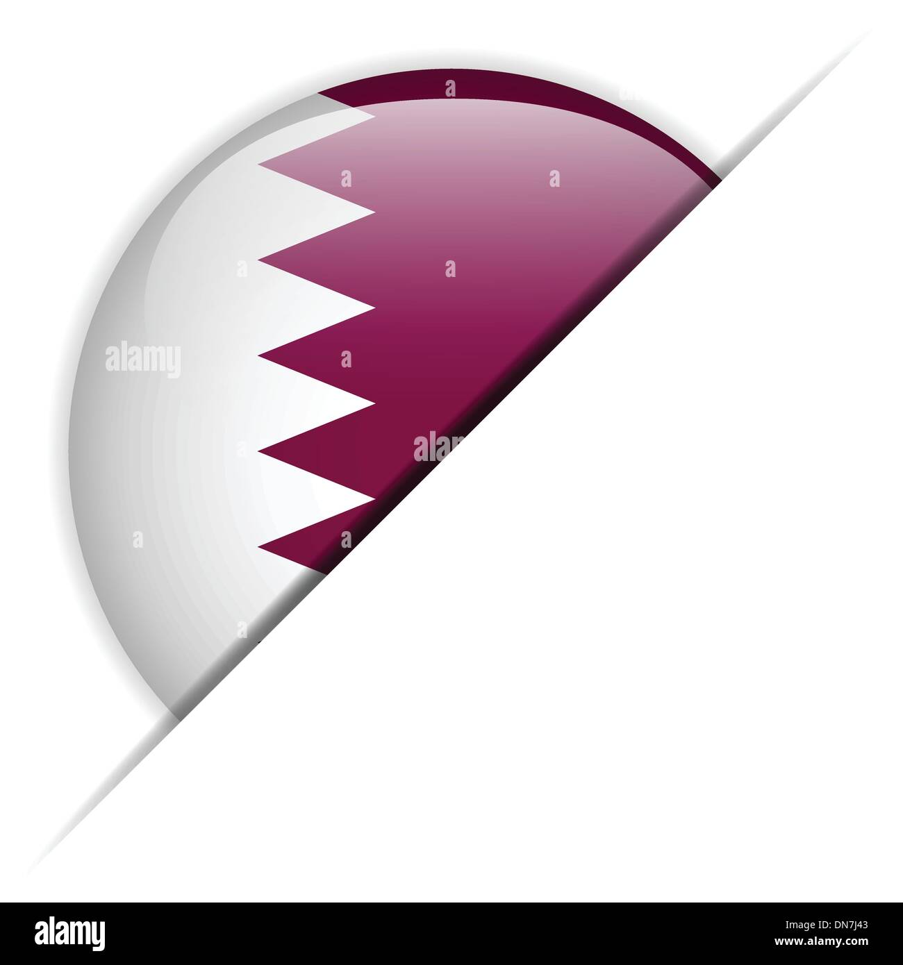 State of qatar emblem Stock Vector Images - Alamy