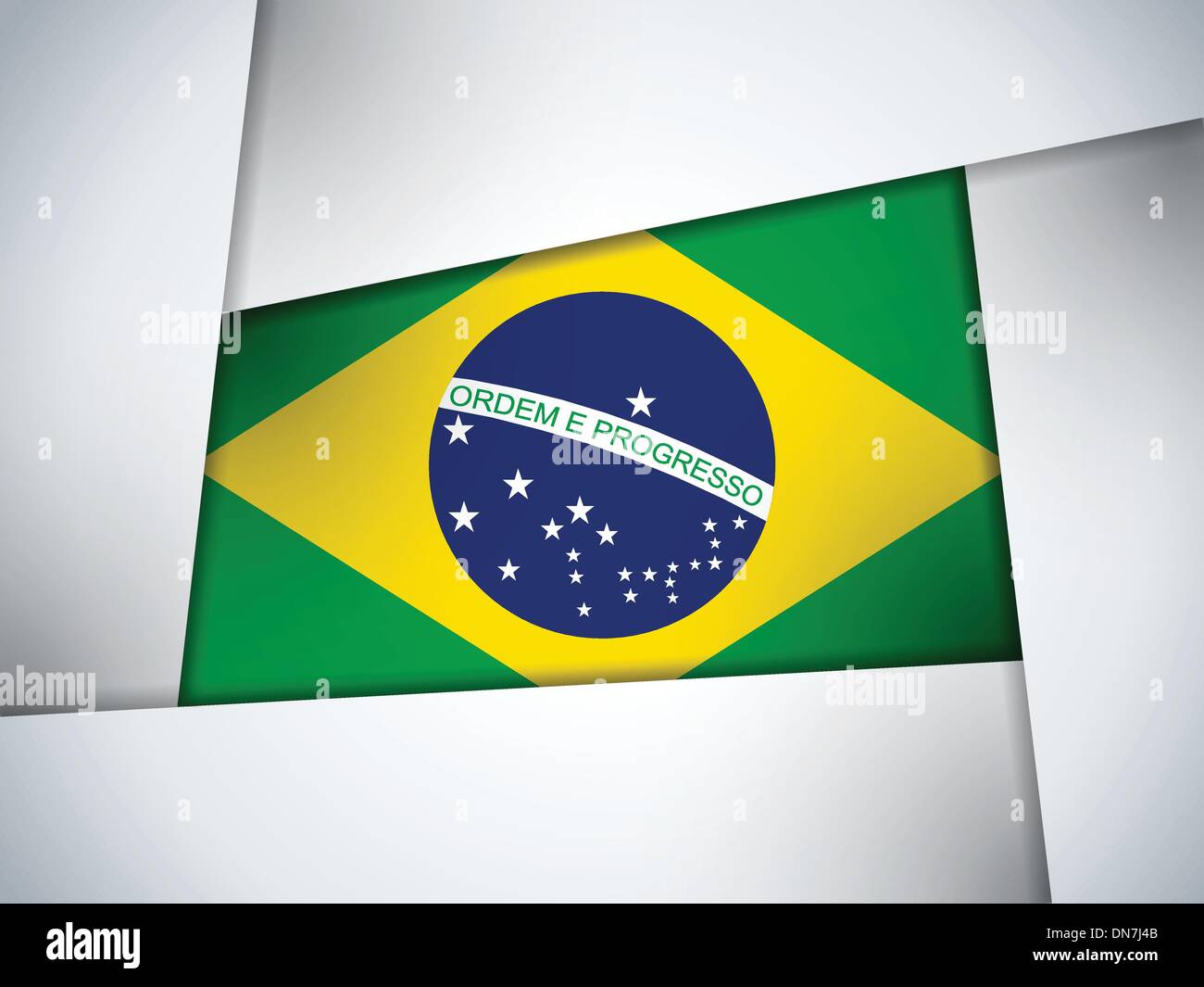 Brazil flag background Stock Vector Images - Alamy