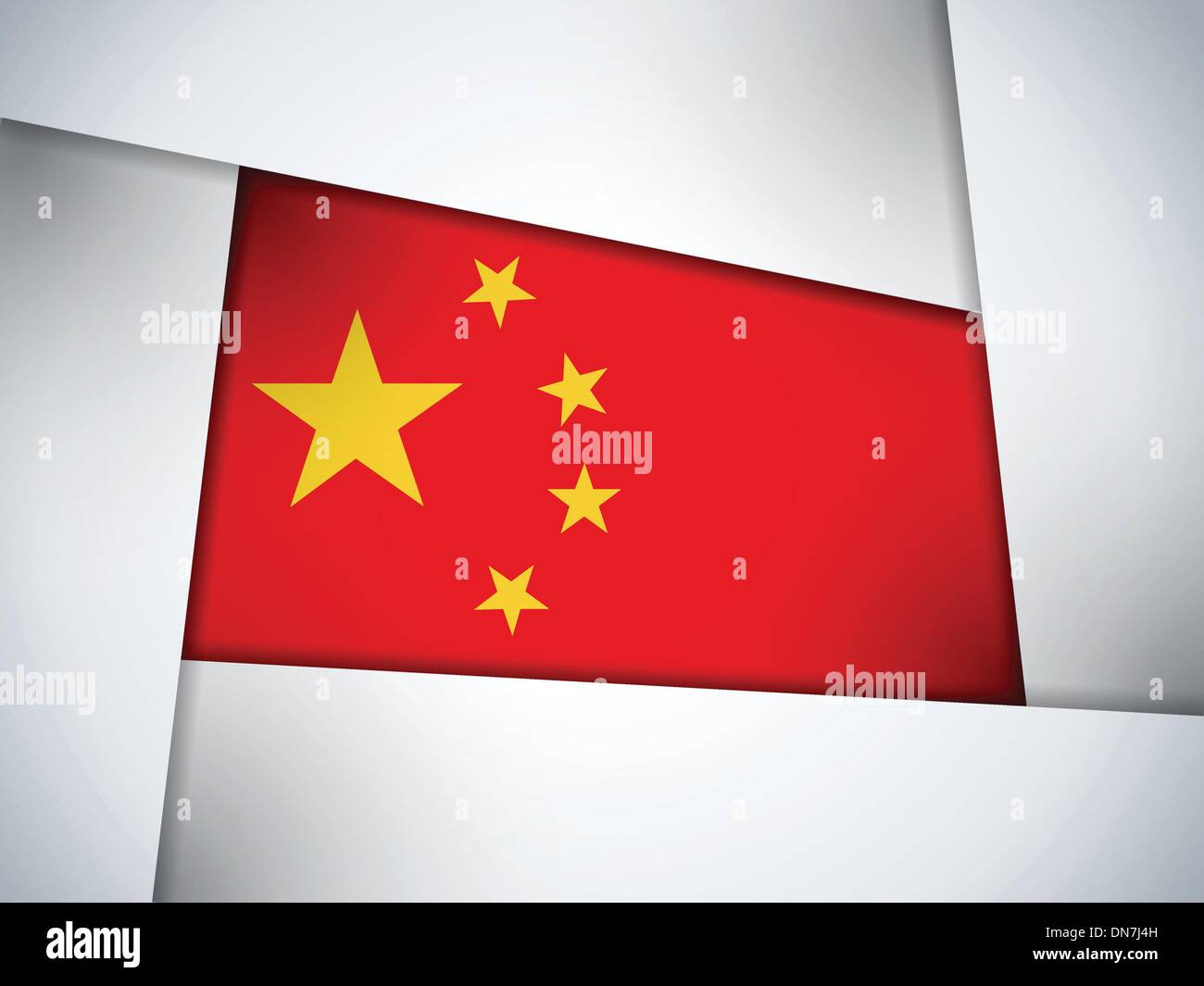 White background china flag hi-res stock photography and images - Alamy