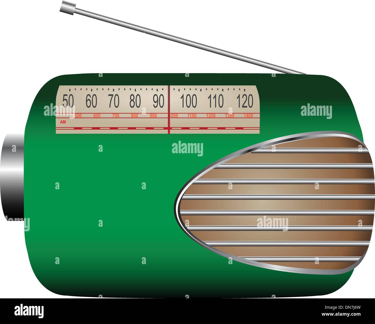 Old radio antenna isolated Stock Vector Images - Alamy