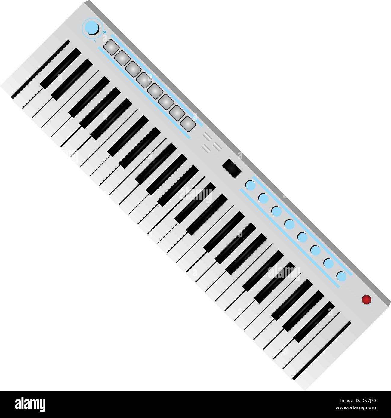 Midi piano Stock Vector Images - Alamy