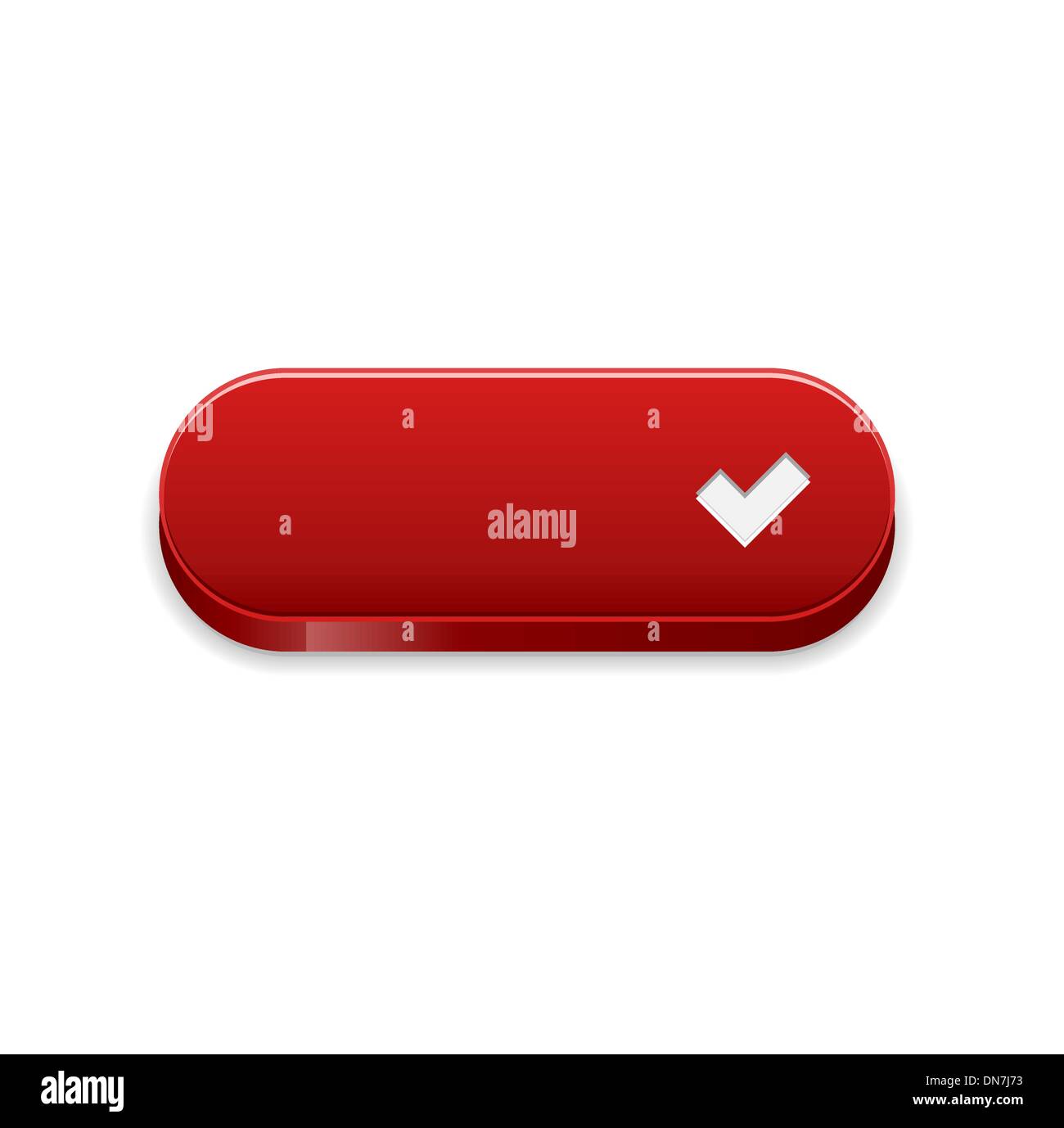 The red accept button Stock Vector Image & Art - Alamy