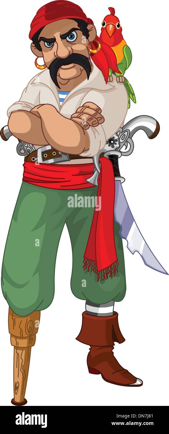 Cartoon pirate hi-res stock photography and images - Alamy