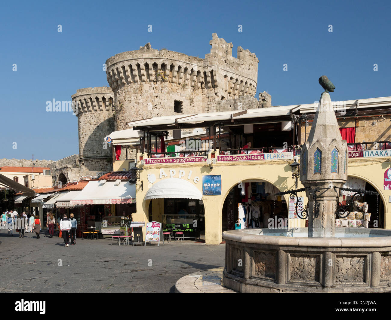 Old rhodes town hi-res stock photography and images - Alamy
