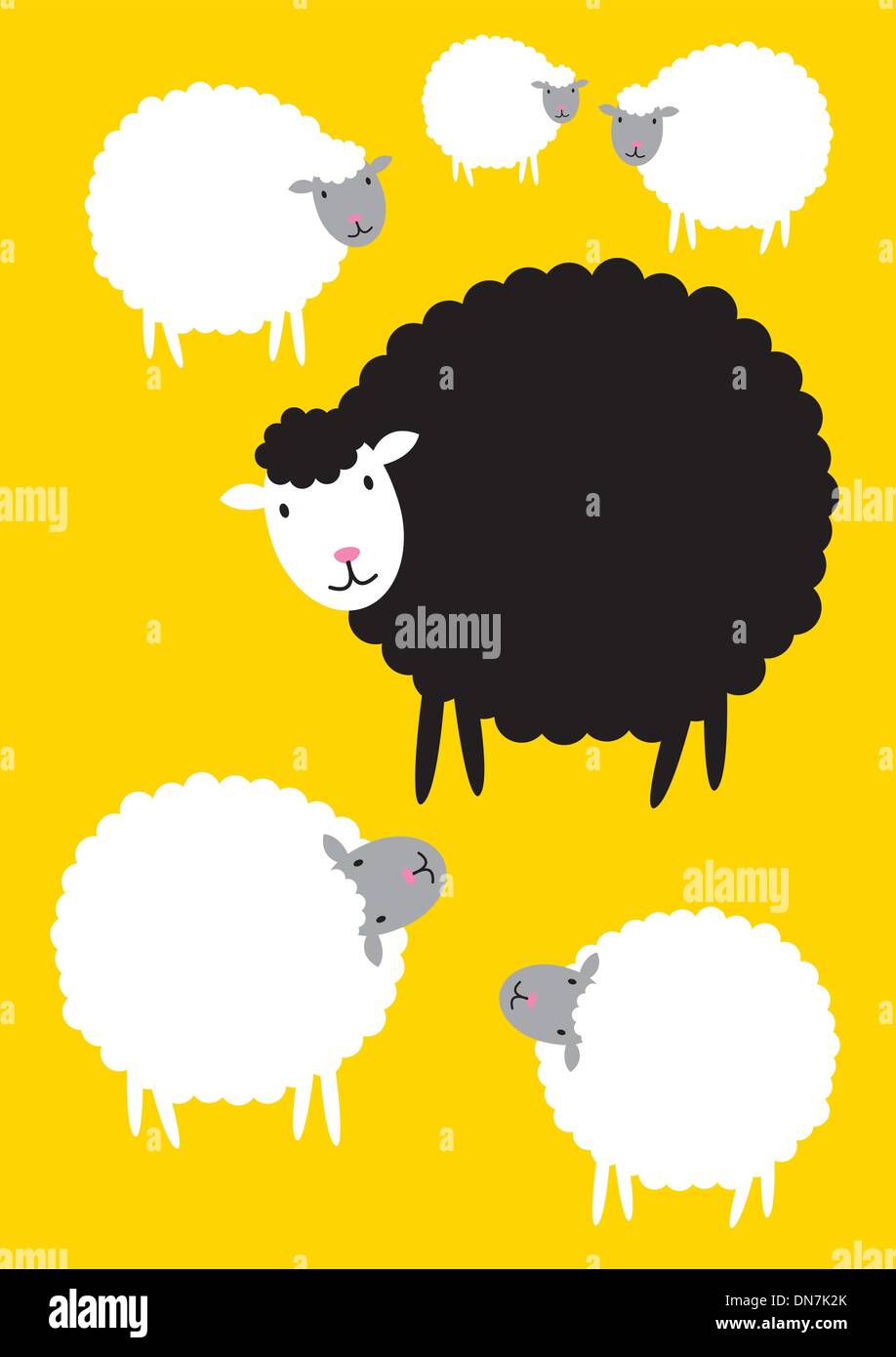 Their sheep Stock Vector Images - Alamy
