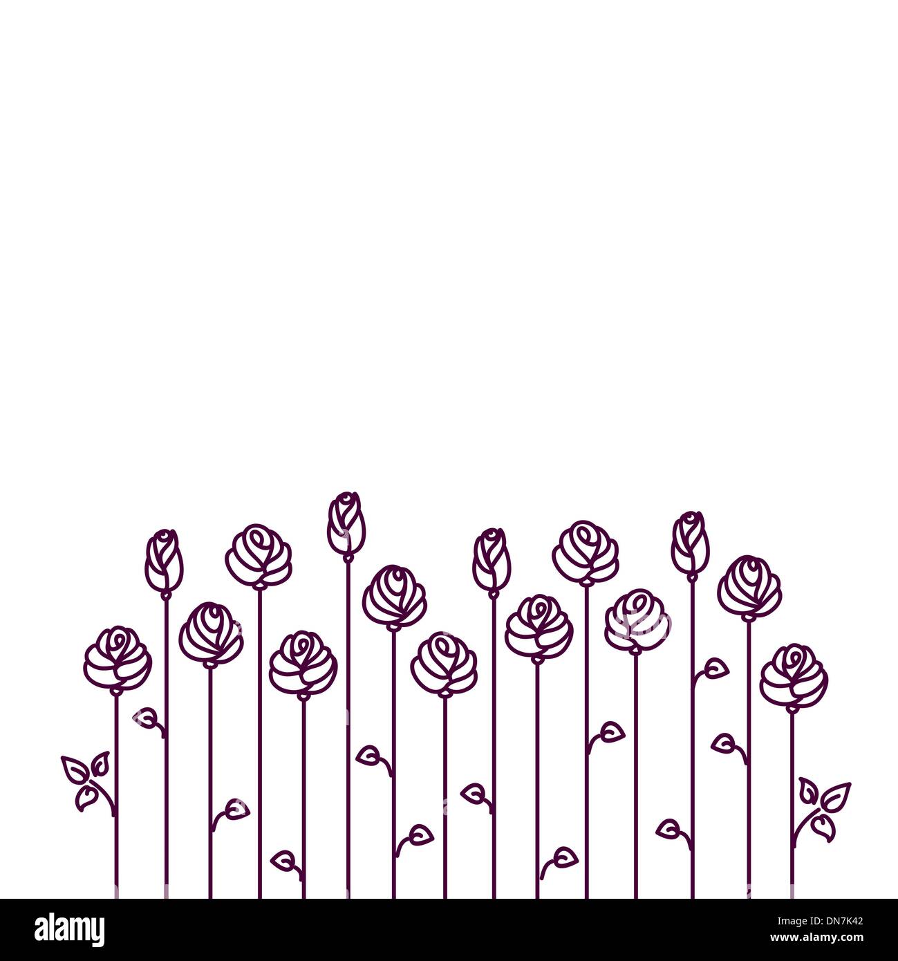 Flower shape vector Stock Vector Images - Alamy