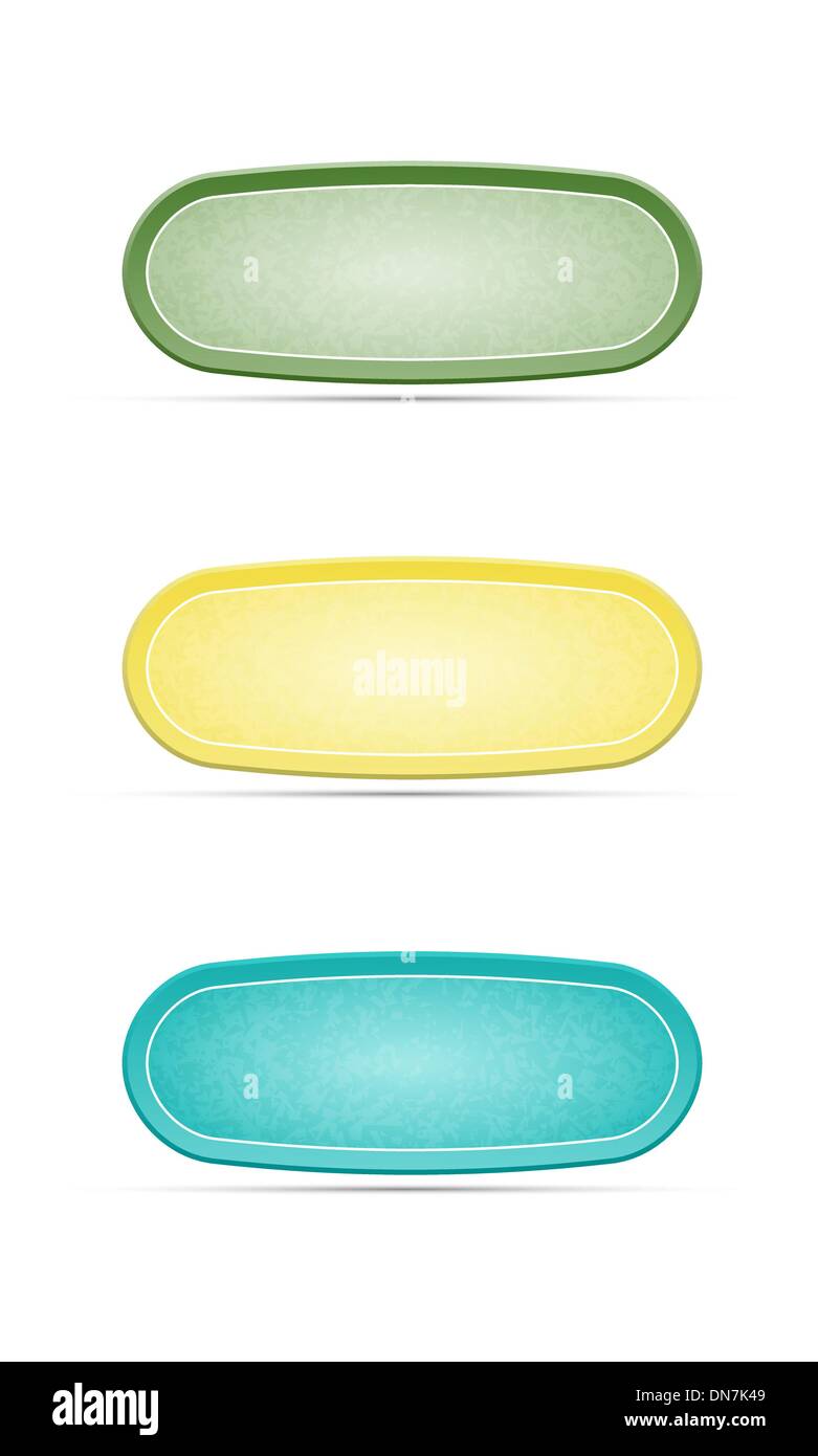 Three buttons Stock Vector Images - Alamy