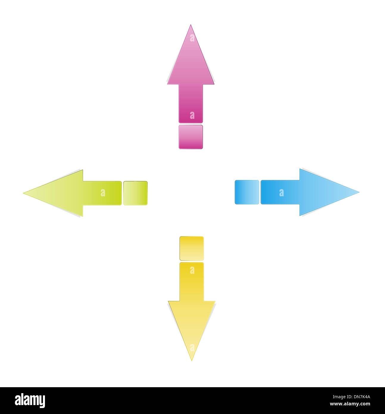 Arrow cross group Stock Vector Images - Alamy