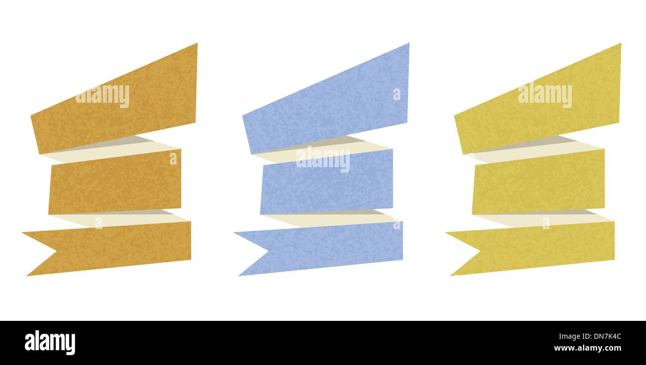 The modern blank ribbon set Stock Vector Image & Art - Alamy