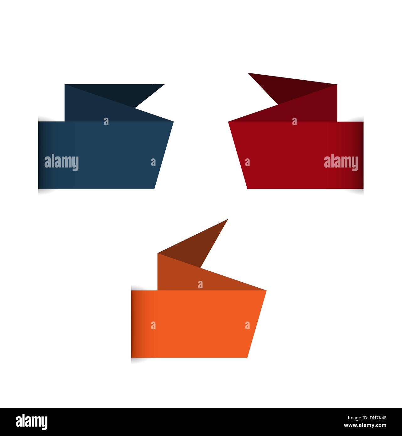 Set origami style sale Cut Out Stock Images & Pictures - Alamy