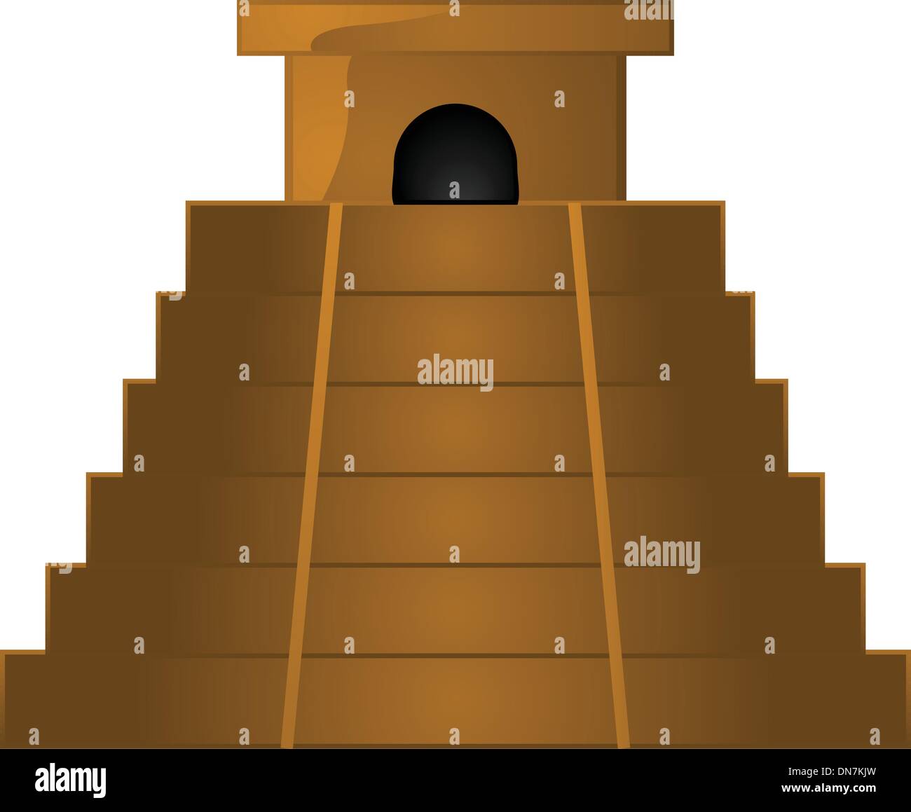 Ancient pyramid temple Stock Vector Image & Art - Alamy