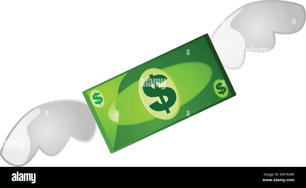 Money flying away hi-res stock photography and images - Alamy