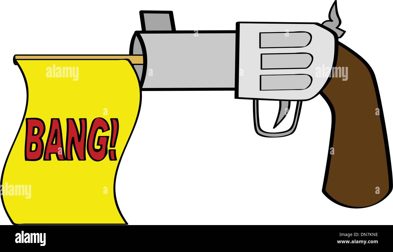 Cartoon gun hi-res stock photography and images - Alamy