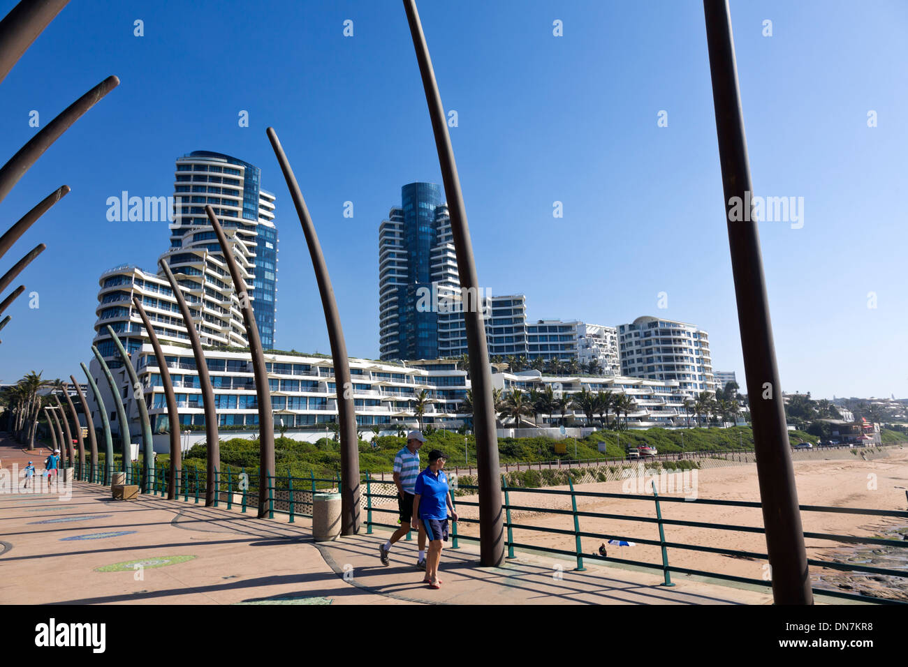 Umhlanga Rocks a popular seaside resort outside Durban South Africa. In ...