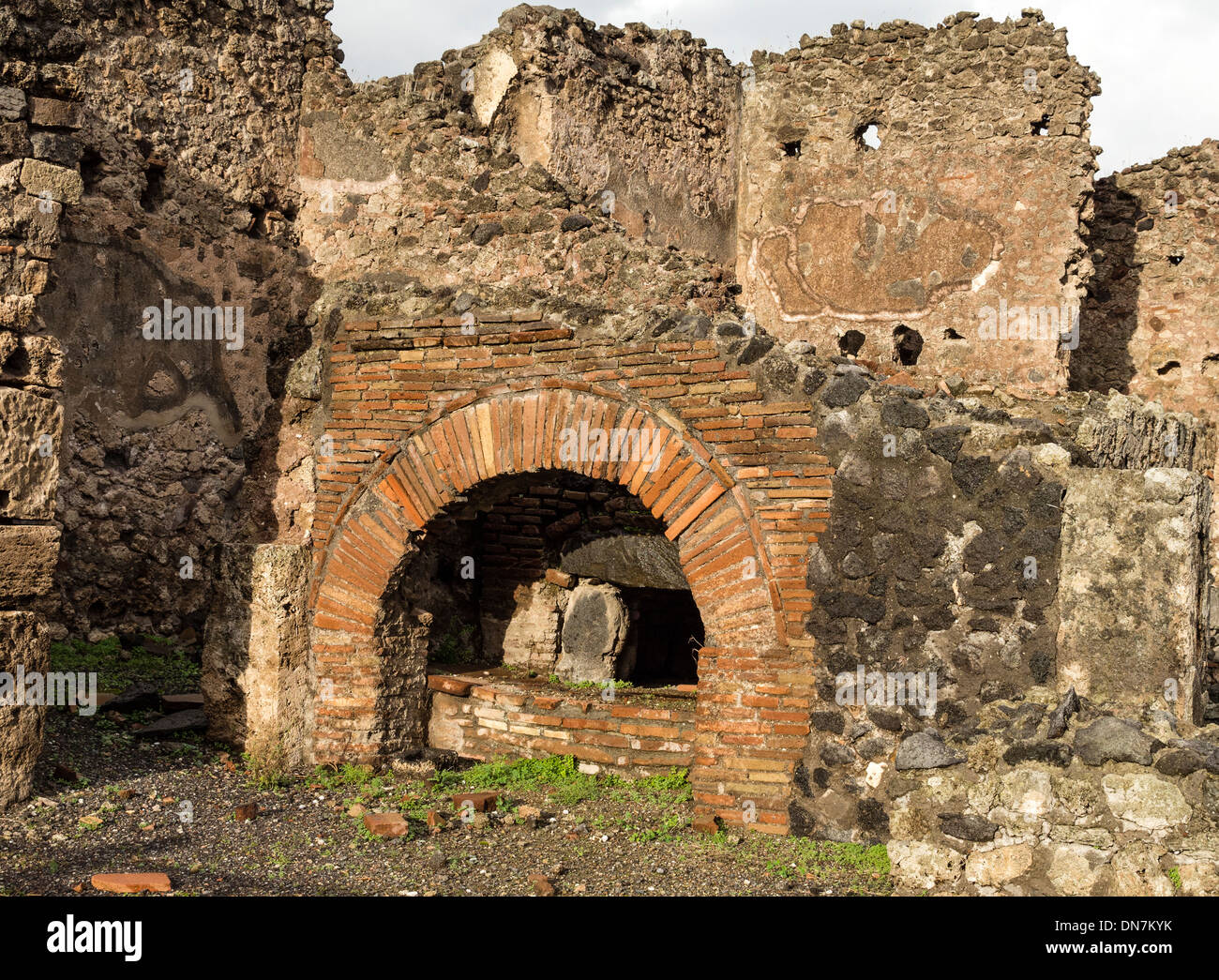 Pompeii Roman Bakery Stock Photo - Alamy