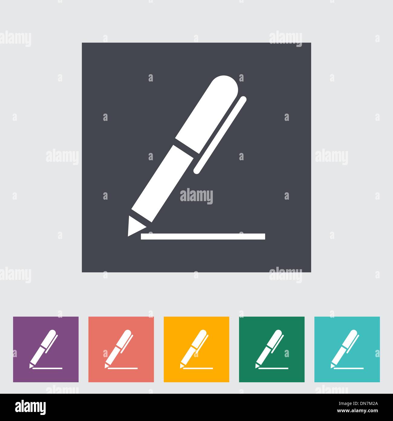 Notes single icon Stock Vector Image & Art - Alamy