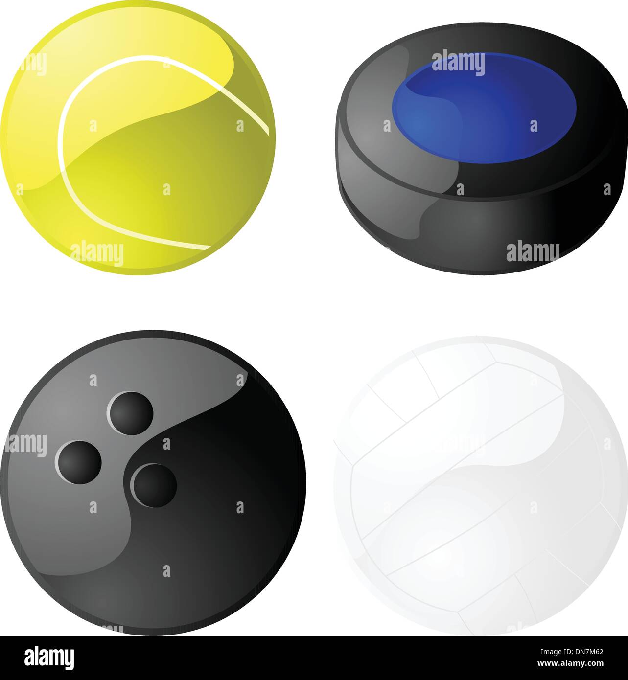 The hockey balls Stock Vector Images - Alamy