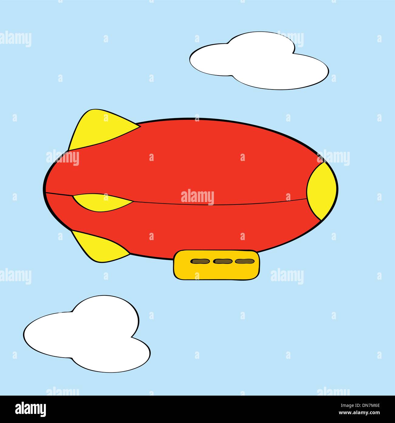 Blimp vector vectors Stock Vector Images - Alamy