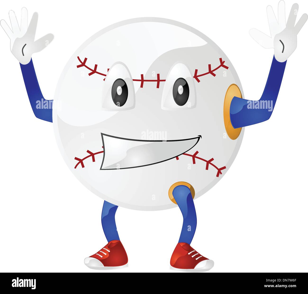 Baseball team face face Stock Vector Images - Alamy