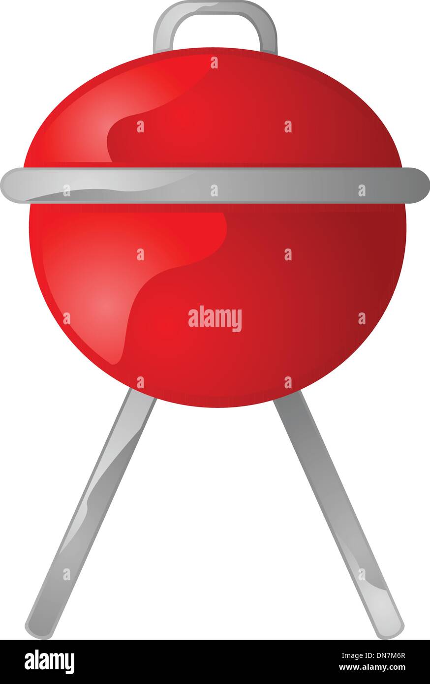 Portable barbecue Stock Vector Images - Alamy