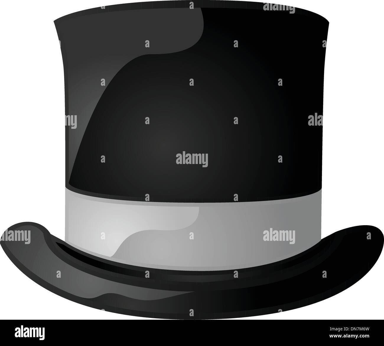 Retro top hat Stock Vector Images - Alamy
