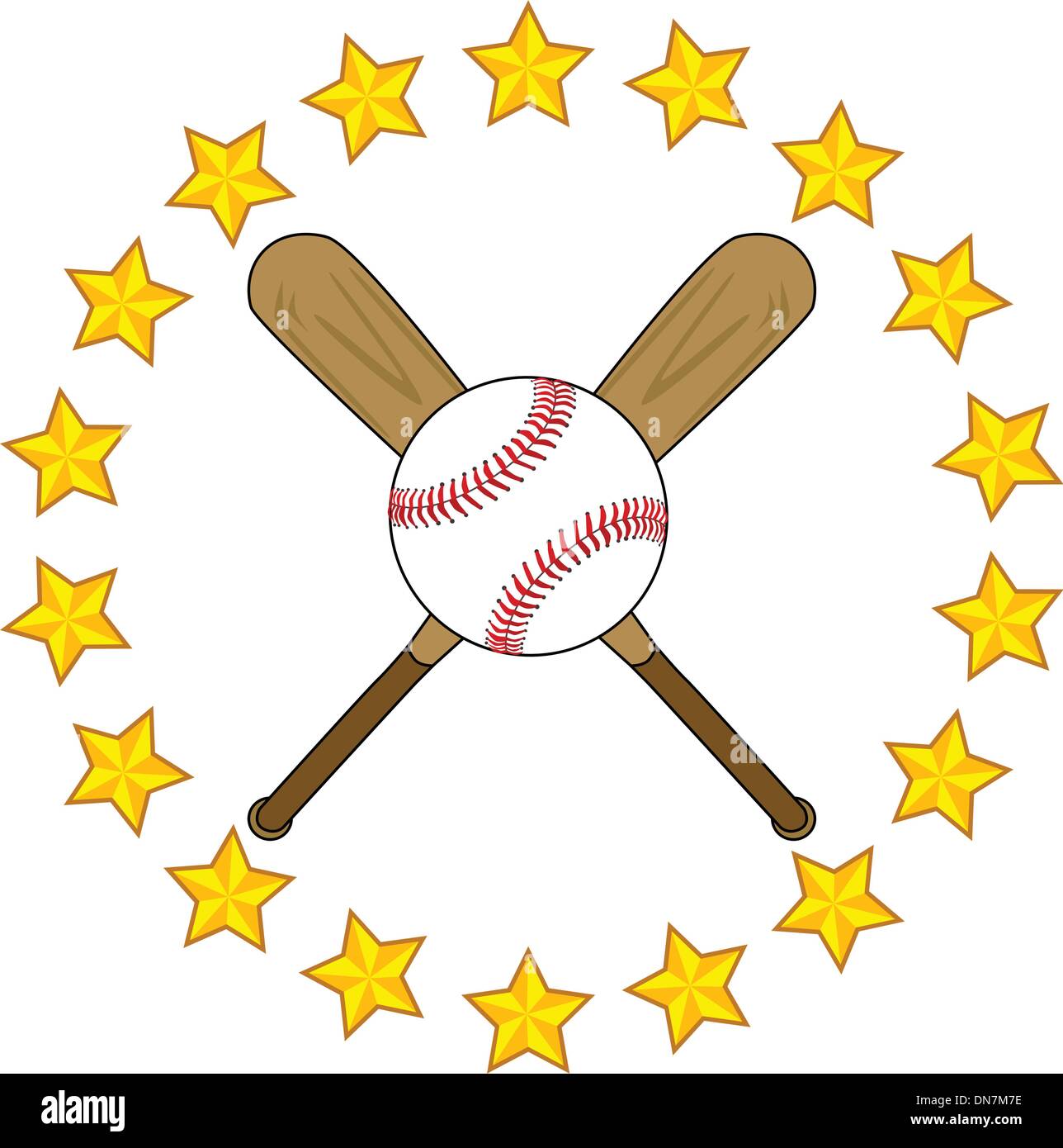 Baseball stars Stock Vector Images - Alamy