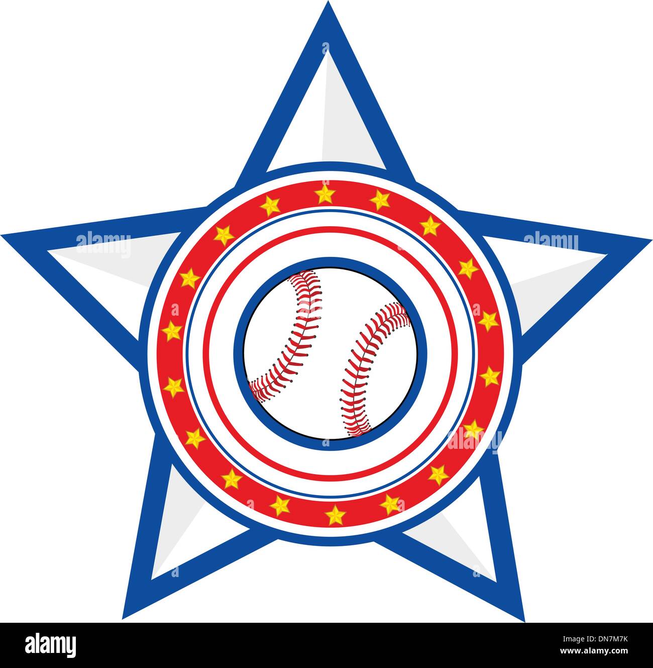 Blue baseball Stock Vector Images - Alamy