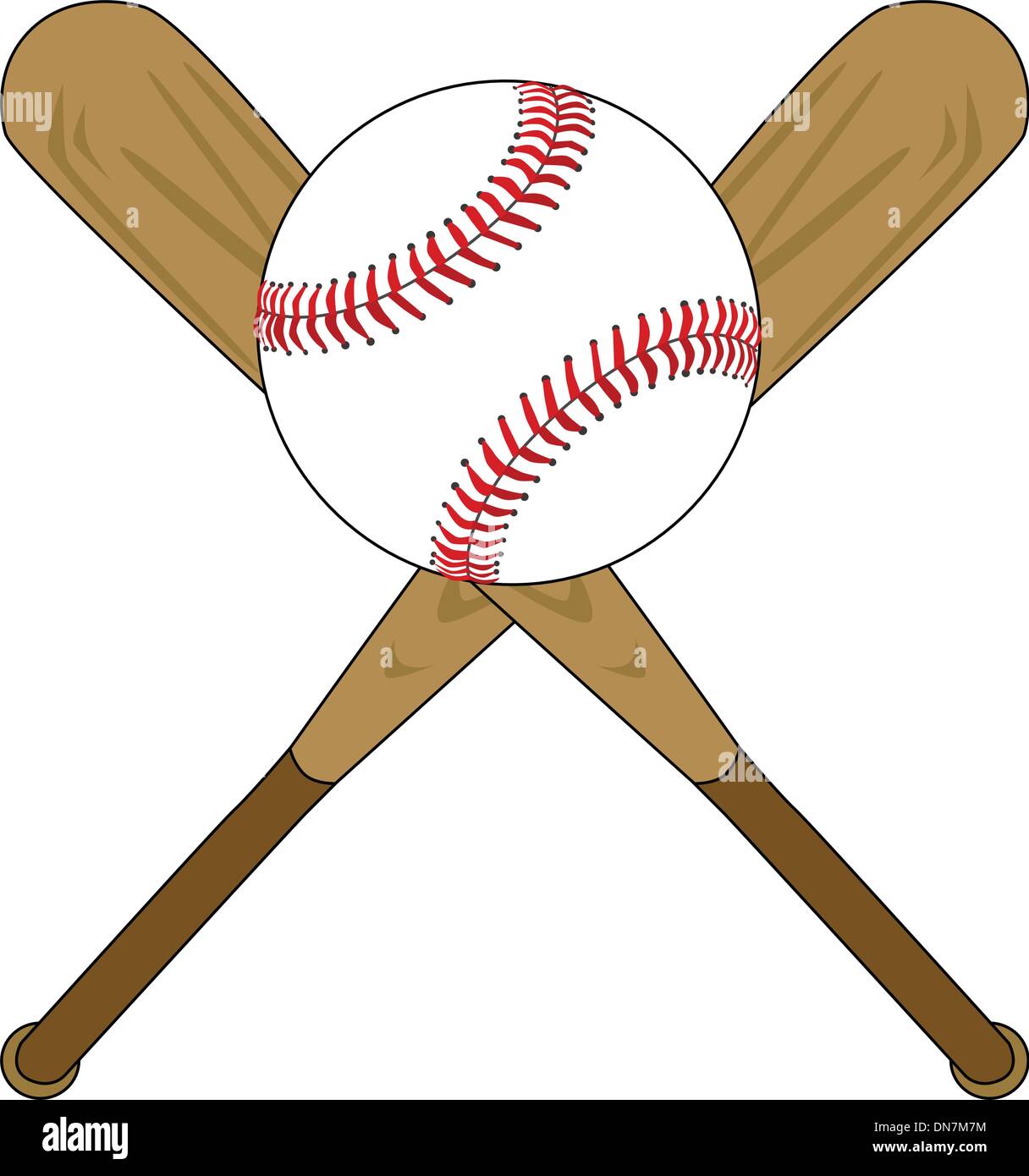 Baseball Bat And Ball Clipart