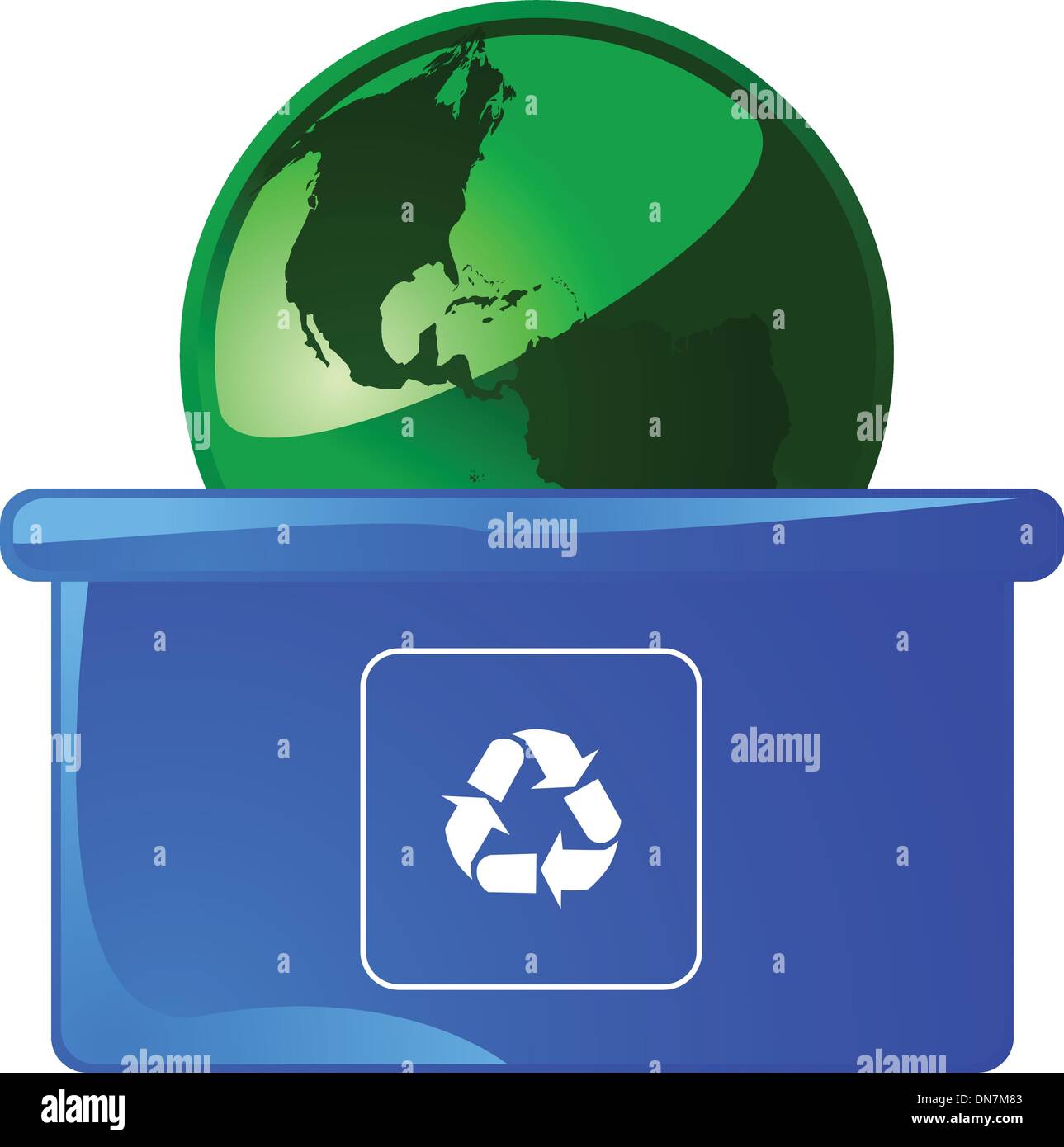 Recycling Earth 3 Stock Vector Image & Art - Alamy