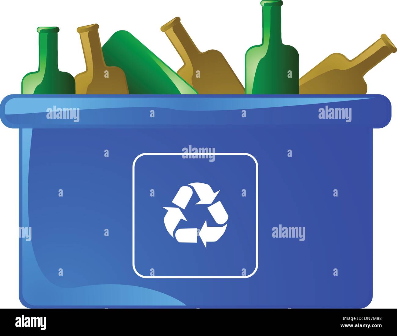 Collection bin Stock Vector Images - Alamy