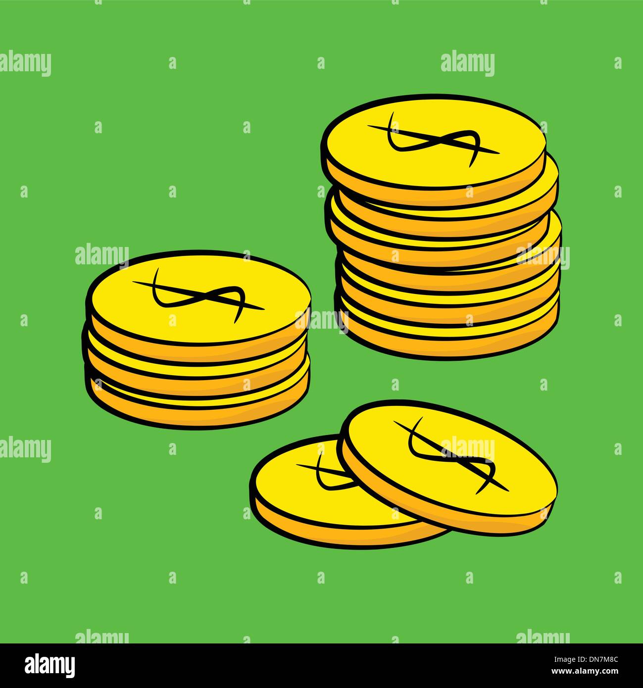 Coins shop Stock Vector Images - Alamy