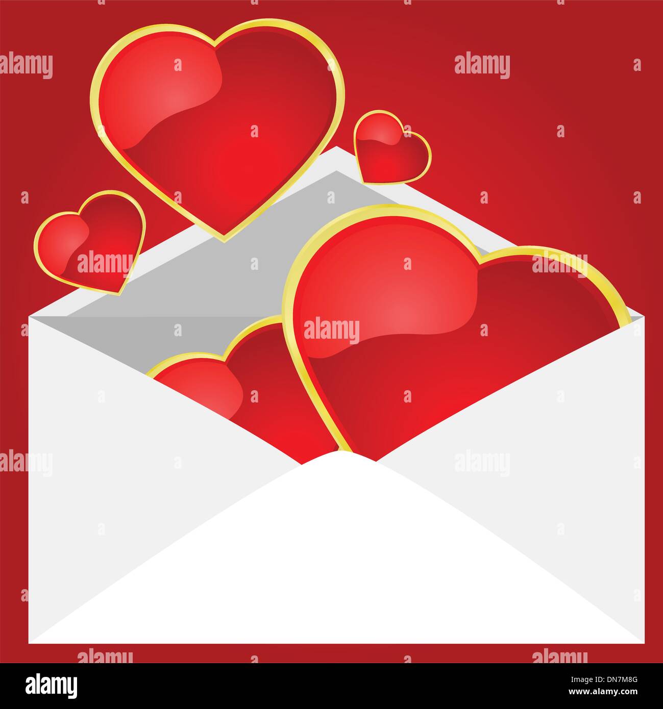 Secret admirer letter Stock Vector Images - Alamy